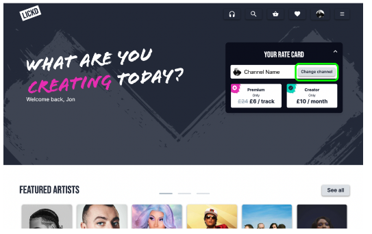 How do I add multiple YouTube channels to one Lickd account?